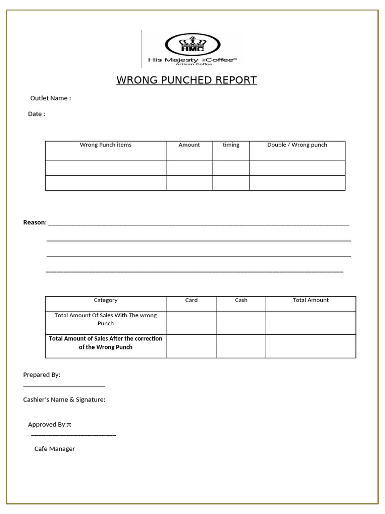 Wrong Punch & Double Punch | PDF