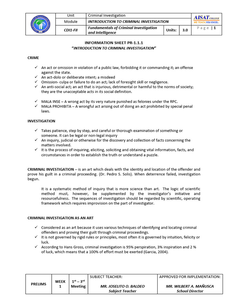 Cdi1-Fii (All Modules) | PDF
