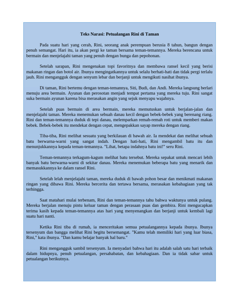 Teks Narasi | PDF