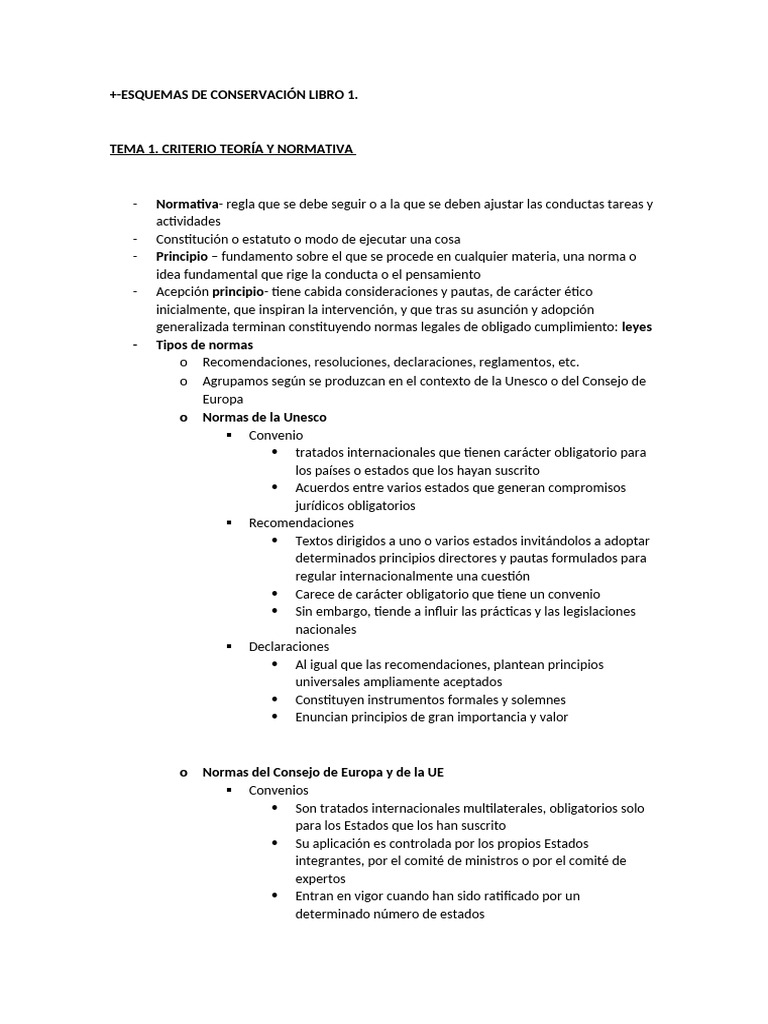 Esquemas de Conservación Libro 1 | PDF