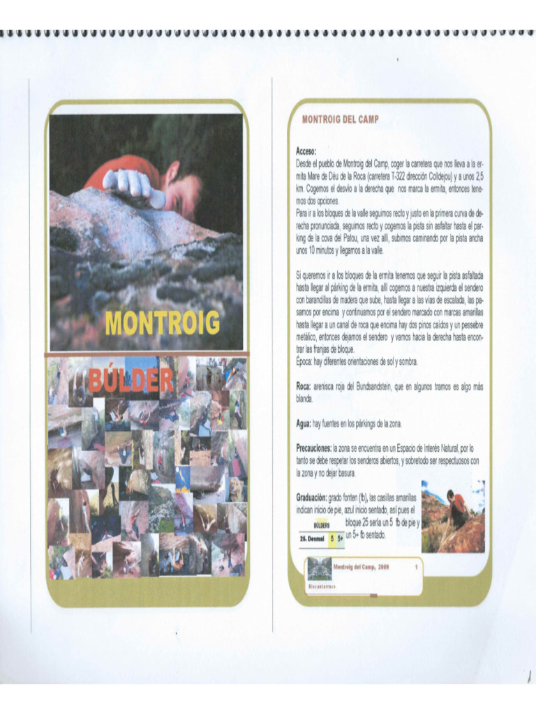 Montroig Boulder | PDF