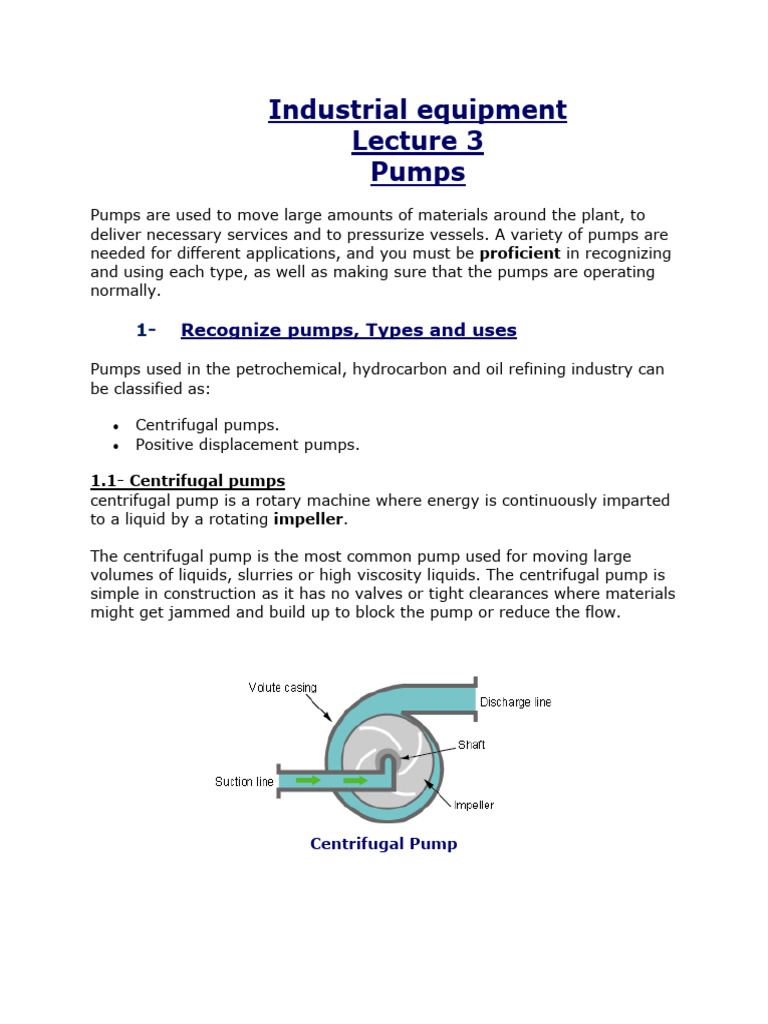 Pumps | PDF