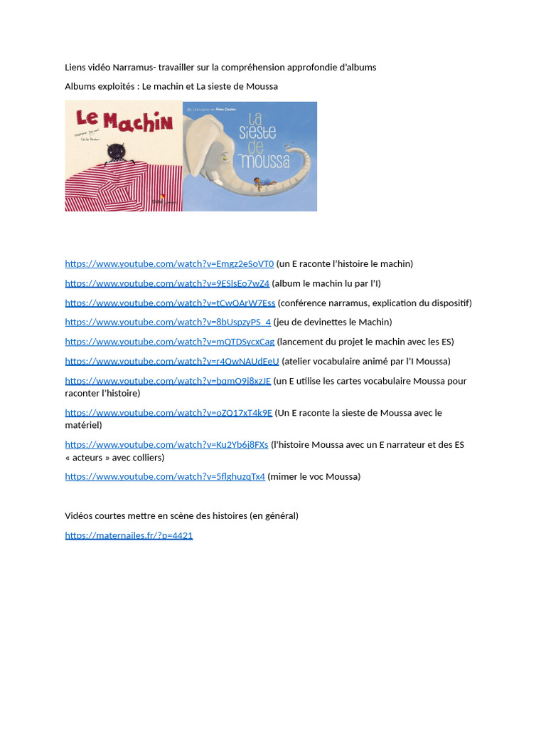 Méthode Narramus Le Machin | PDF