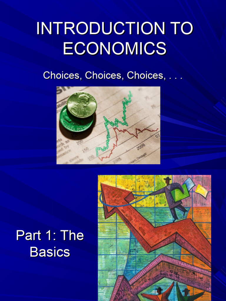 Introduction To Econmics | PDF