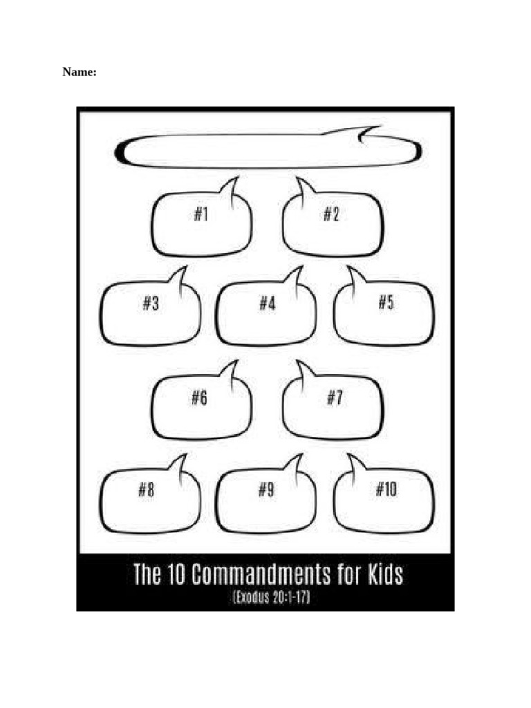 10 Commandments | PDF