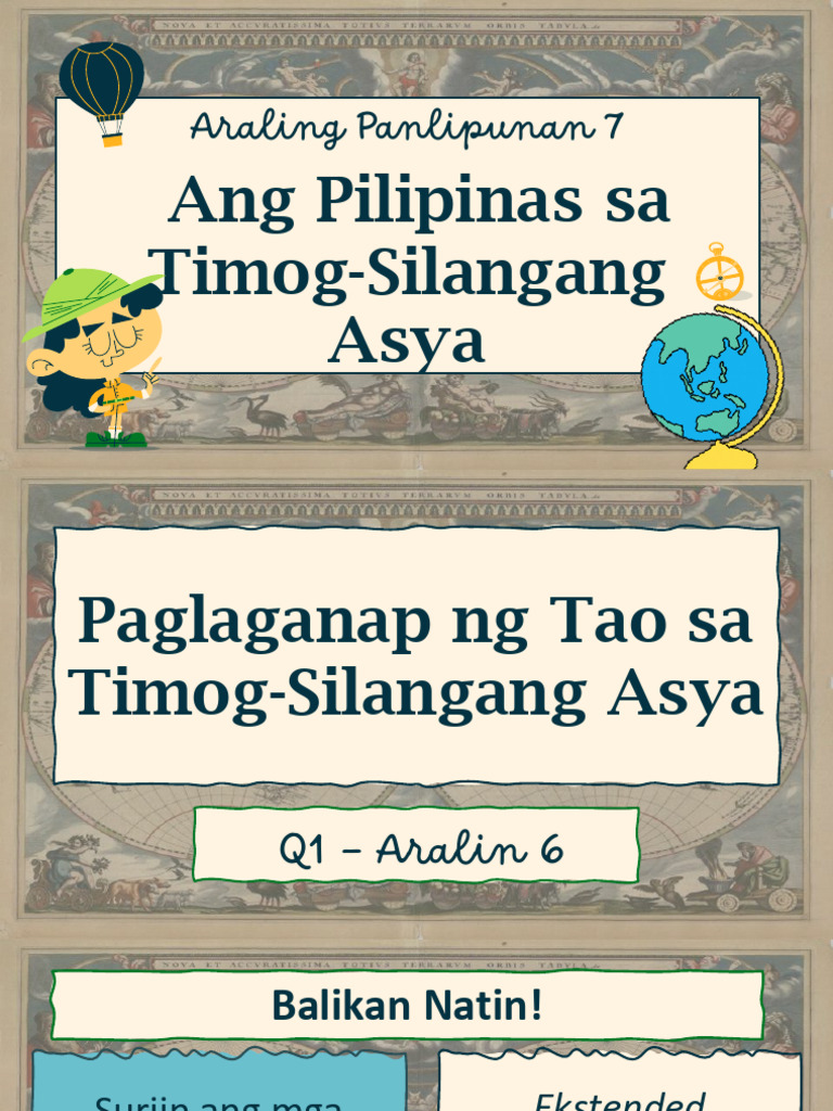 Aralin 6 Paglaganap NG Tao Sa Timog Silangang Asya | PDF