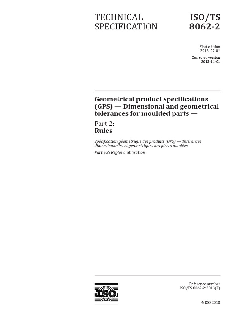 Iso 8062-2-2013 | PDF