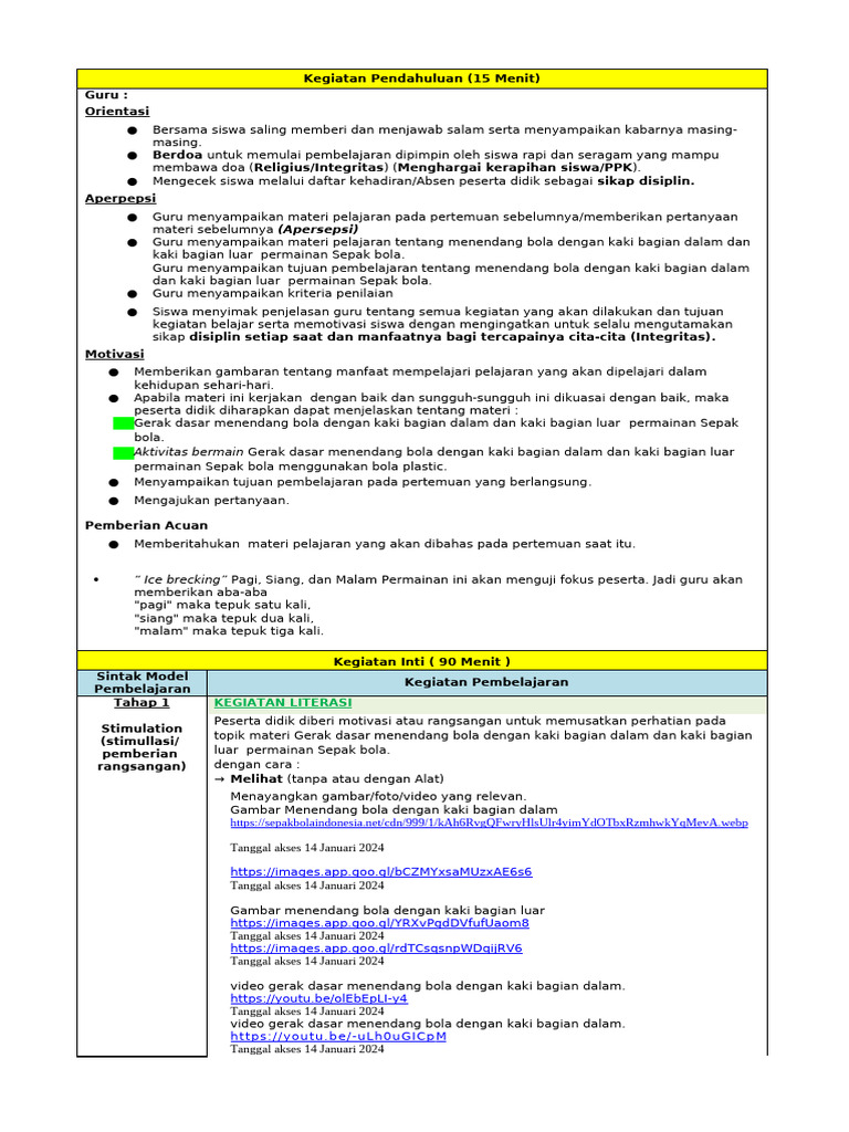 Langkah - Langkah Pembelajaran Model PBL | PDF