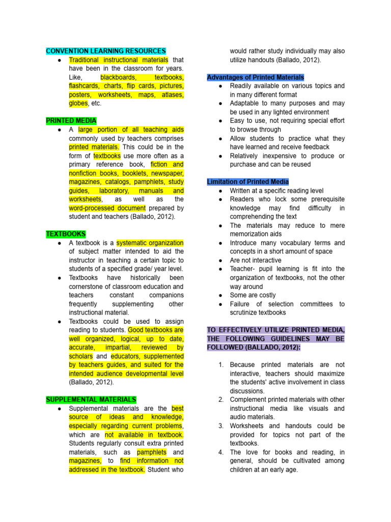 Convention Learning Resources Pdf