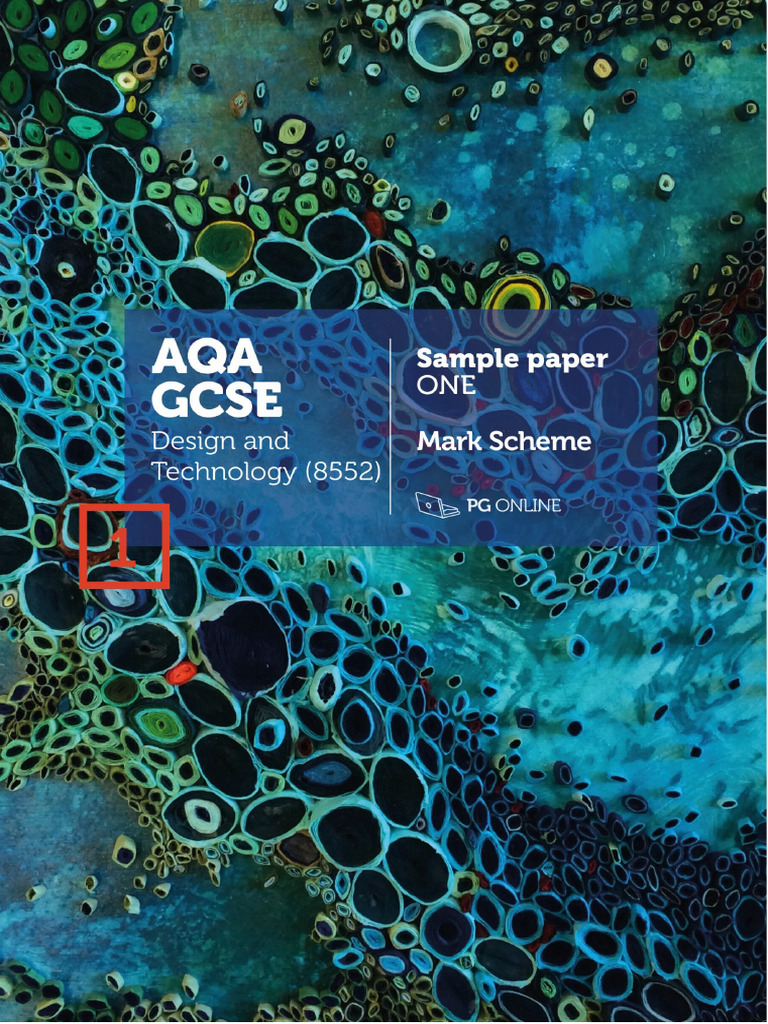 AQA GCSE DT PG Online Sample Paper 1 Mark Scheme | PDF