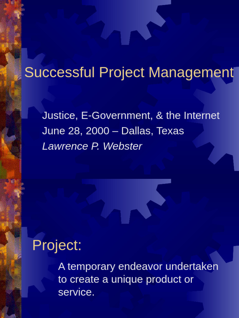 Successful Project Management | PDF | Project Management | Business