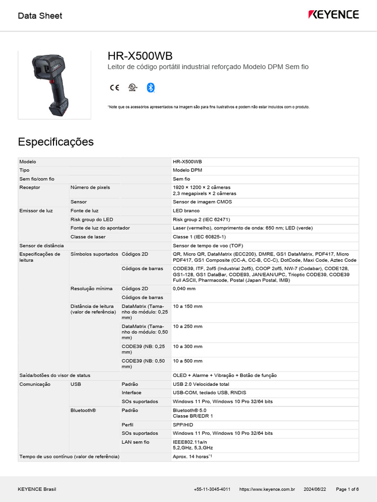 HR-X500WB Datasheet | PDF