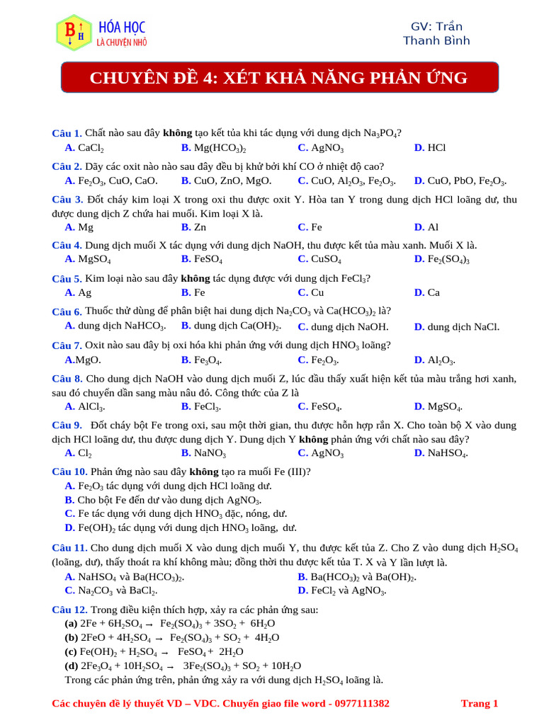 Chuyen de 4 - Xet Kha Nang Phan Ung. TTB - in | PDF