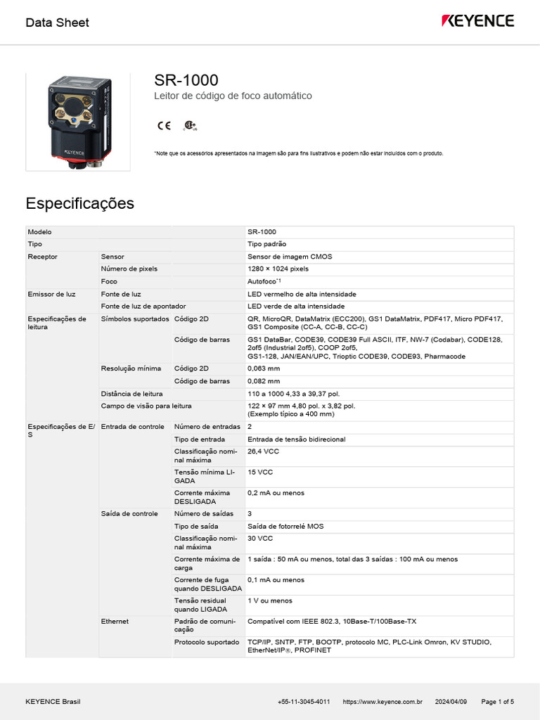 SR-1000 Datasheet | PDF
