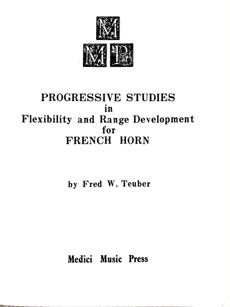 Teuber Progressive Studies in Flexibility and Range | PDF