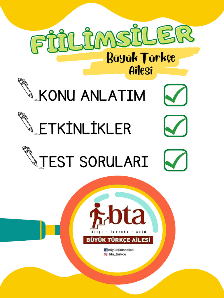 Fiilimsiler BTA | PDF