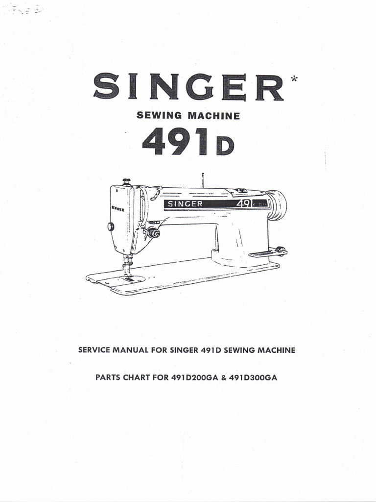 Singer 491D | PDF