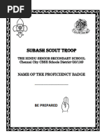 Scout Pravesh To Rajyapuraskar | PDF | Knot