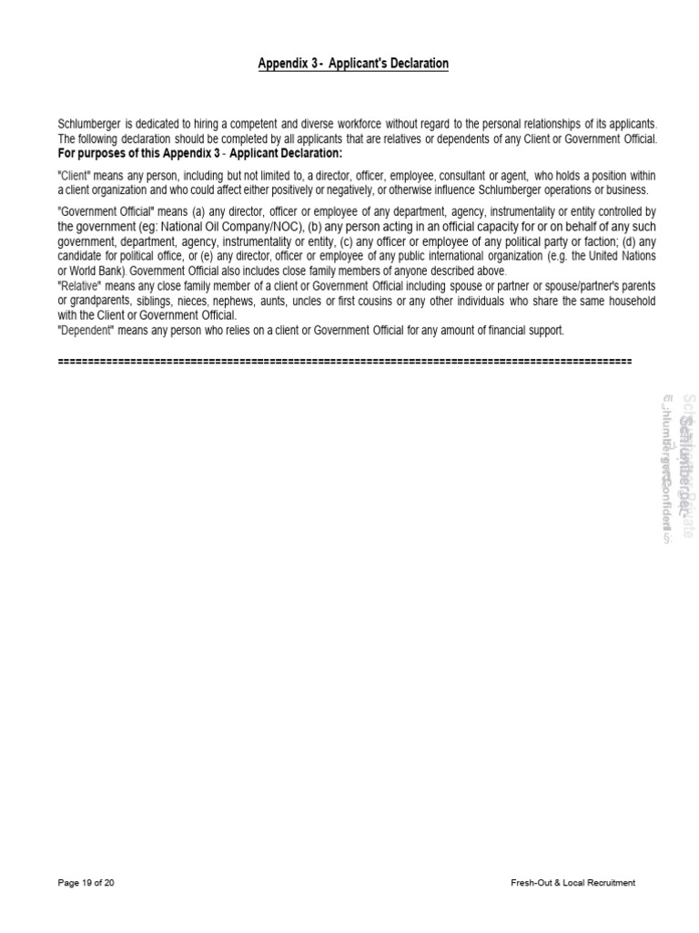 Client Govt Official Declaration S026 | PDF