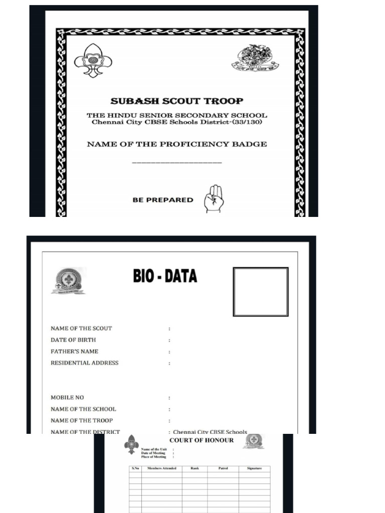 Yoga Proficiency Badge | PDF