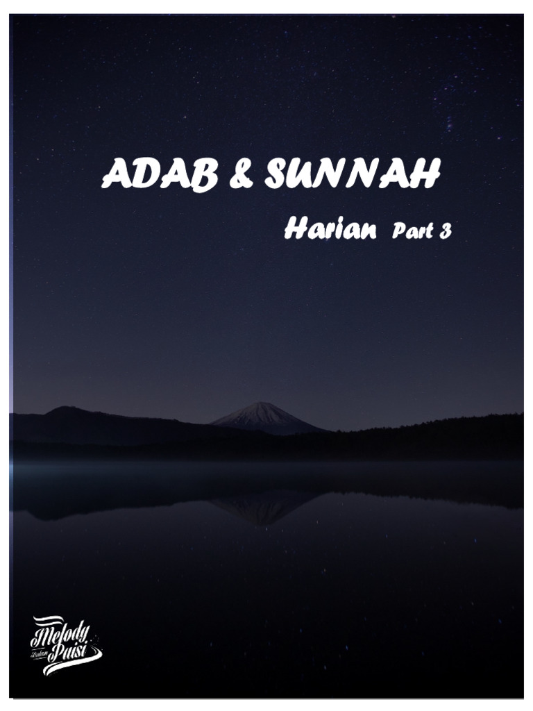 Ebook Adab Sunnah & Doa Sehari-Hari | PDF