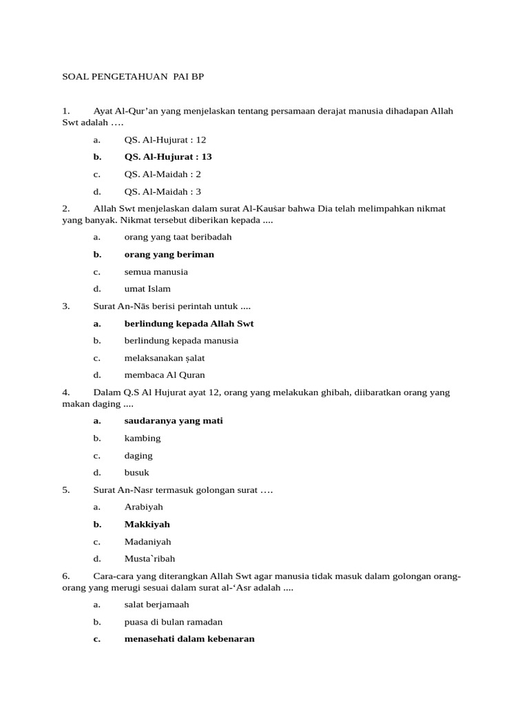 Soal Mapsi Lengkap 2024 | PDF
