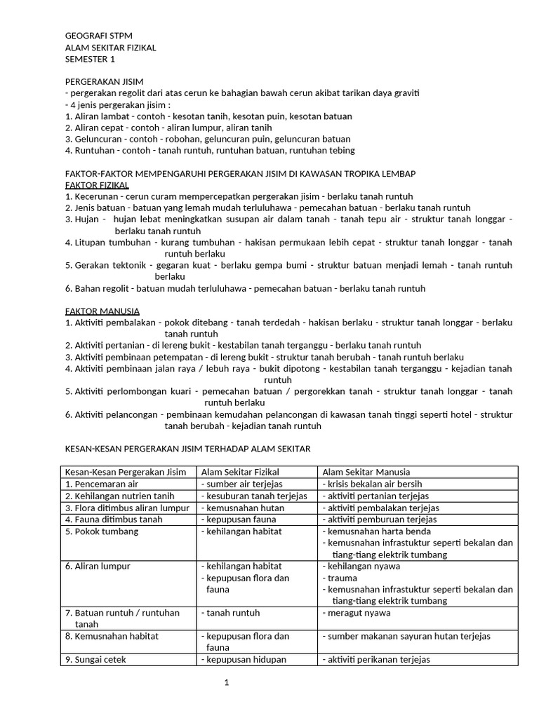 15 Pergerakan Jisim | PDF