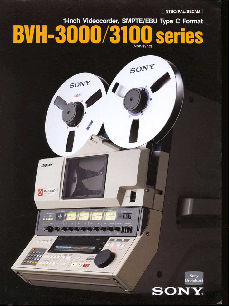 Sony bvh-3000 | PDF