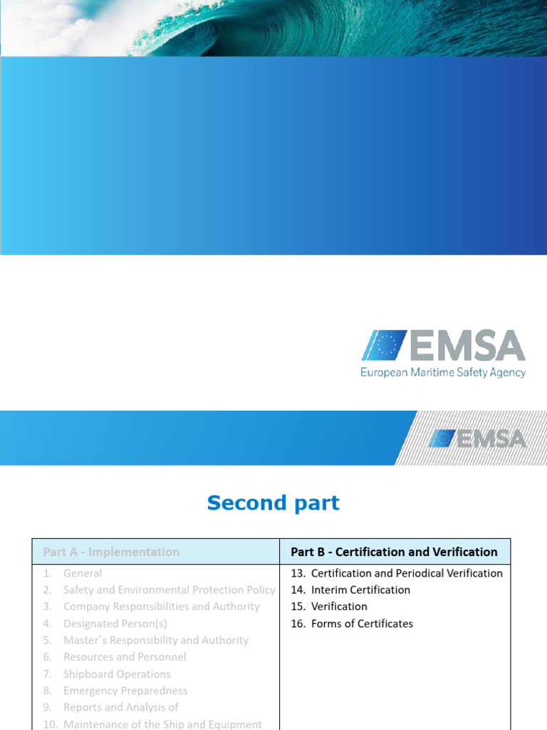 4 ISM Code, Part B - Certification and Verification Rev.4 | PDF ...