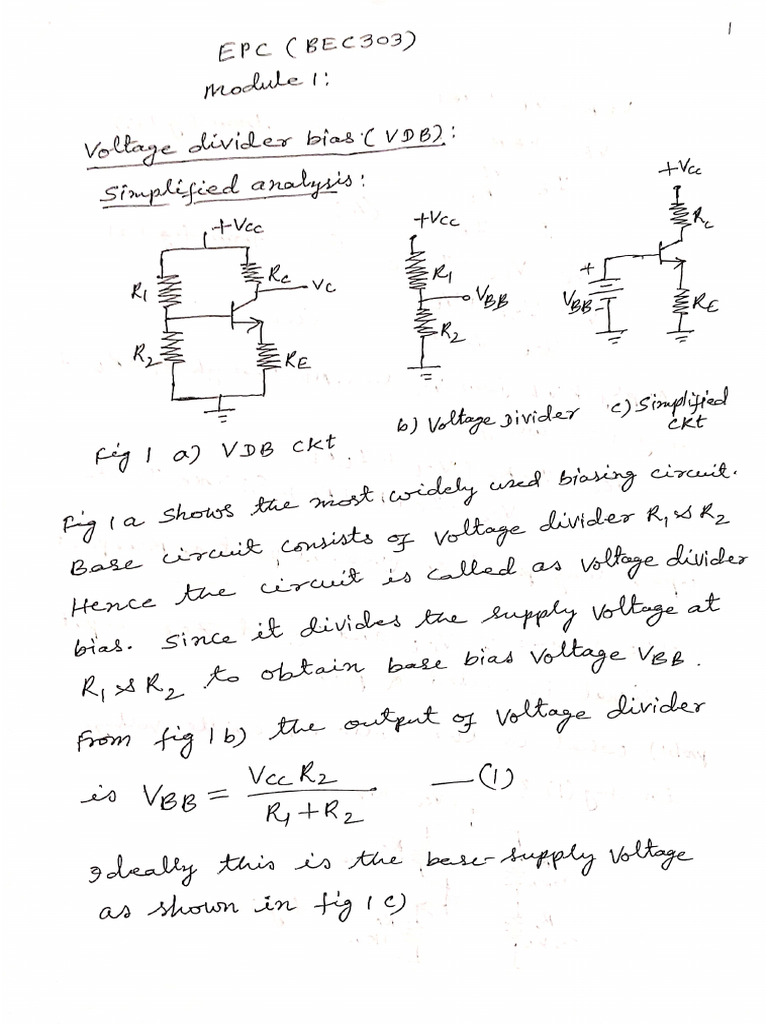 3rd Sem EPC Notes-BEC303 | PDF