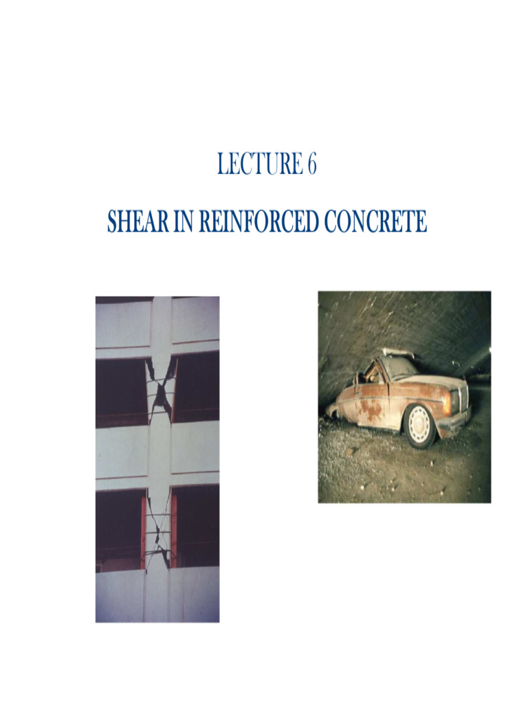 Unit 6 - Shear Design 2012-13 (Compatibility Mode) | PDF