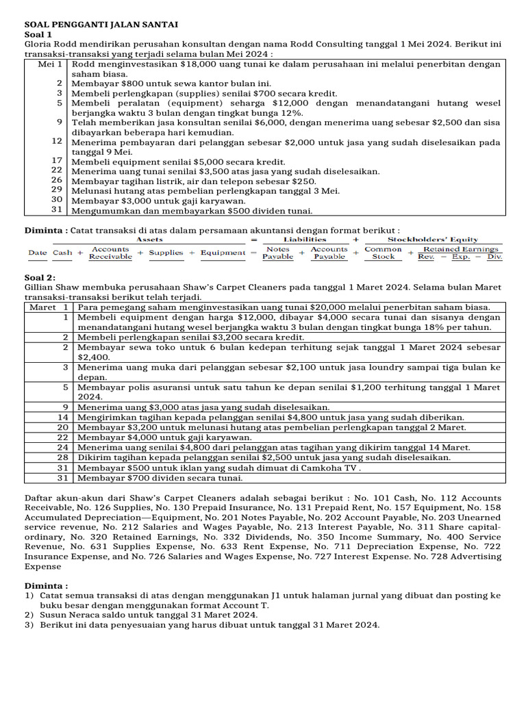 Contoh Soal Akutansi | PDF