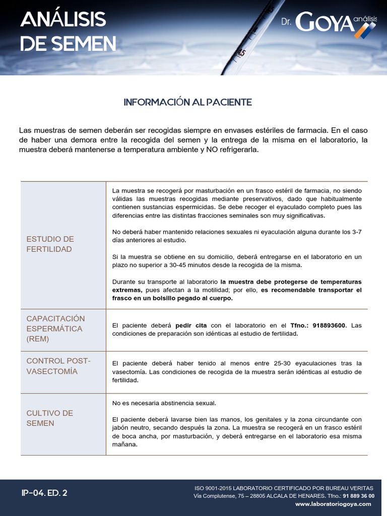 Analisis de Semen | PDF