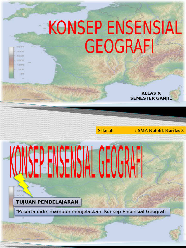 PPT-X.1 Konsep Ensensial Geografi | PDF