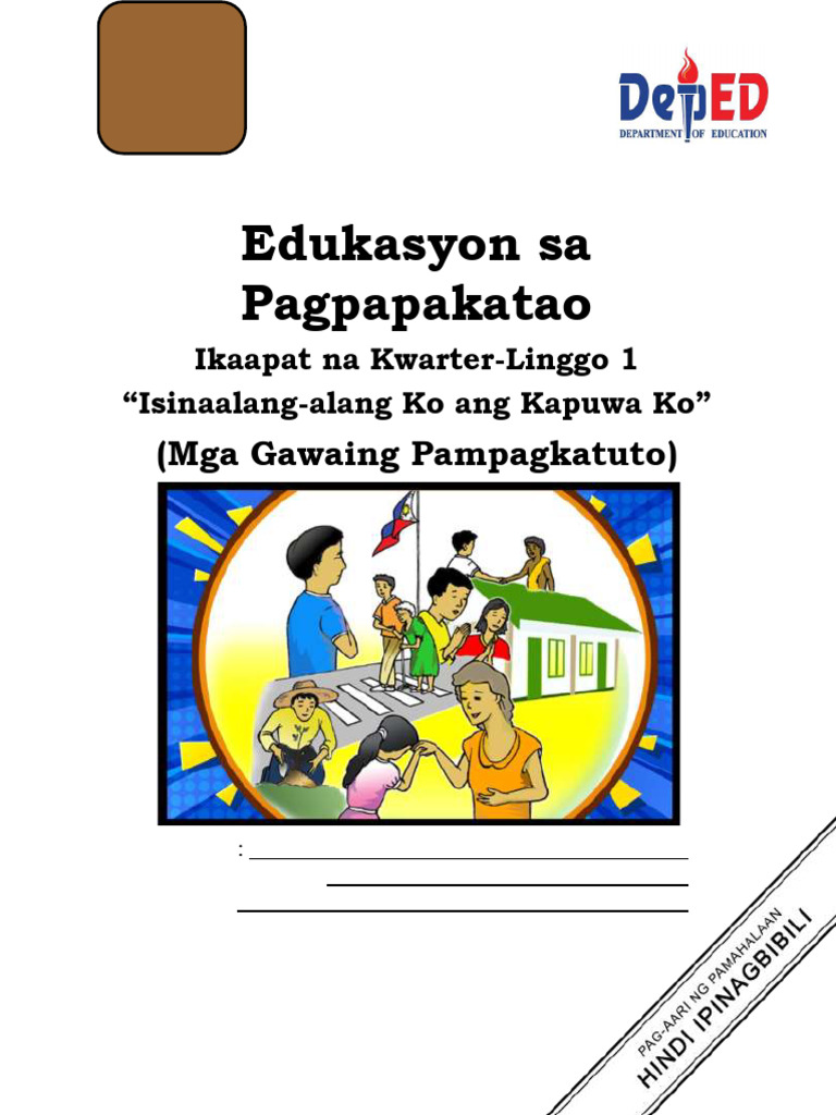 ESP5 Q4 WK 1 Isinaalang Alang Ko 1 | PDF