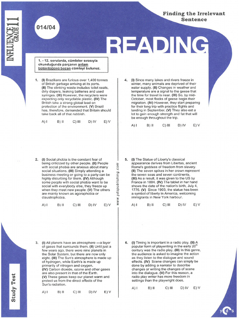 Irrelevant Sentence | PDF