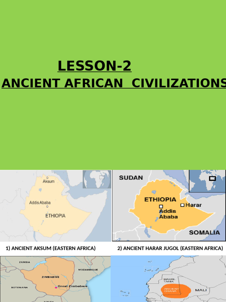 8 (Uae SST) Ancient African Civilizations | PDF
