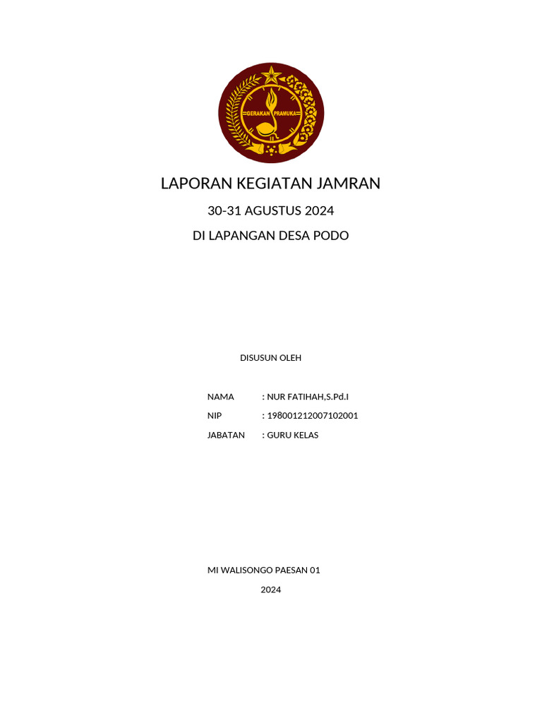 Laporan Kegiatan Jamran 2024 | PDF