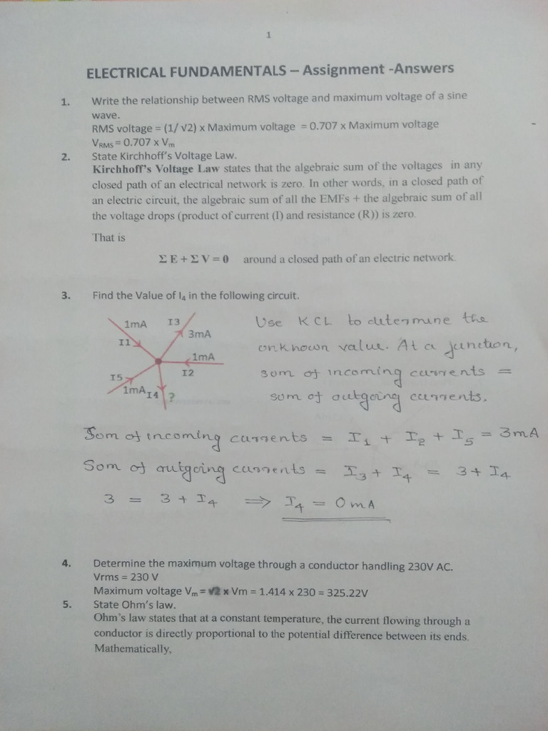 Fundamentals of Electronics | PDF