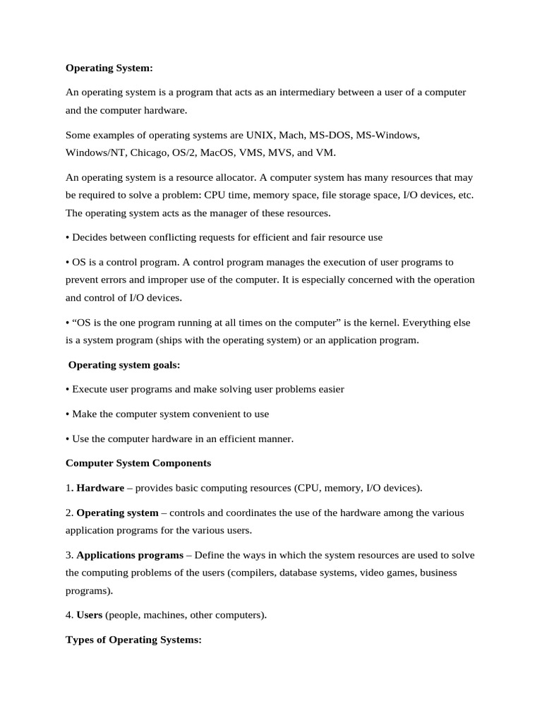 Bca C101 SM04 | PDF | Operating System | Computing