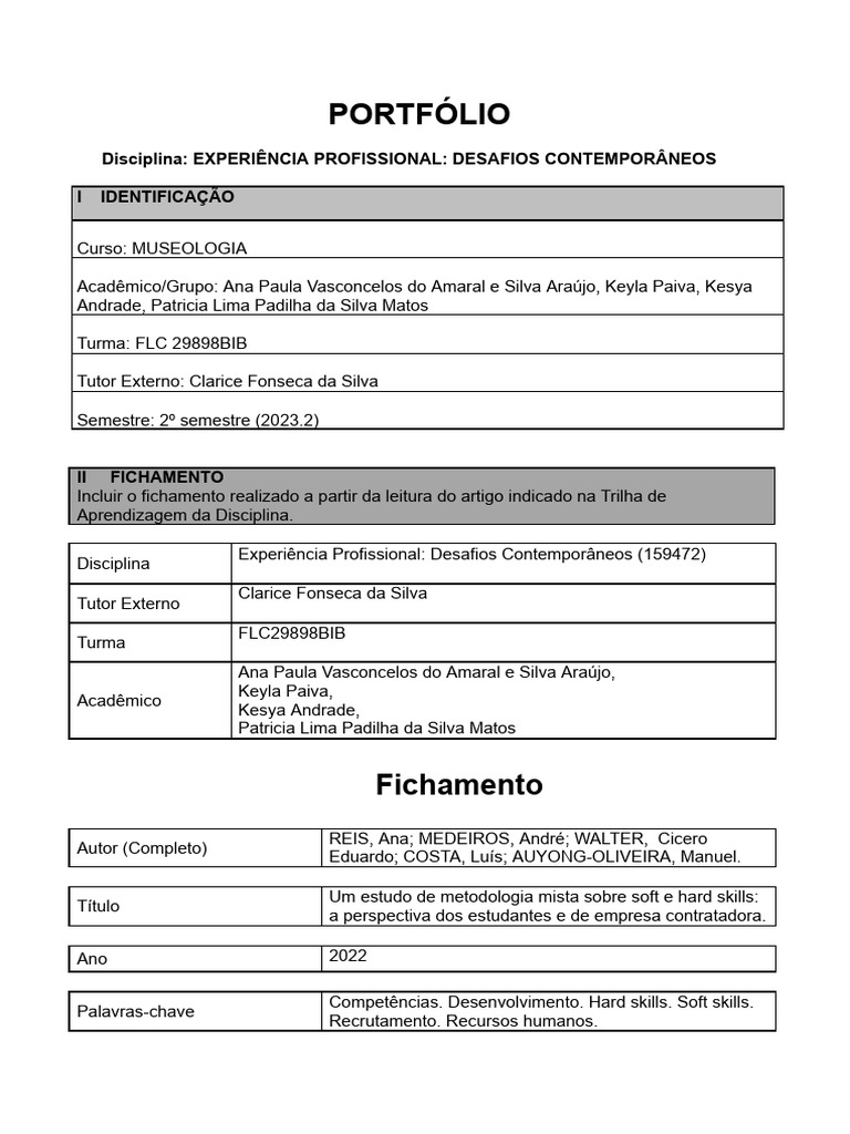 Museologia - Experiencia-Profissional-Desafios-Contemporaneos-Turma FLC ...