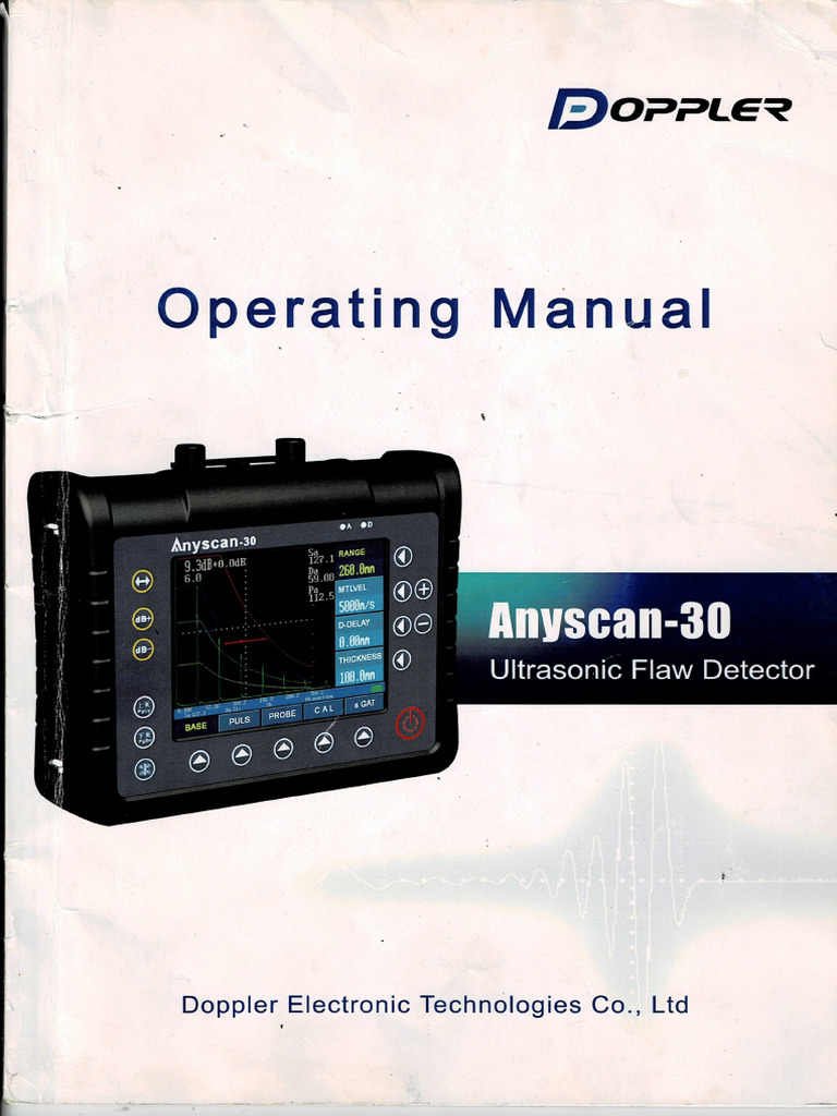 ANYSCAN-30 - UT FLAW DETECTOR - Part1 | PDF
