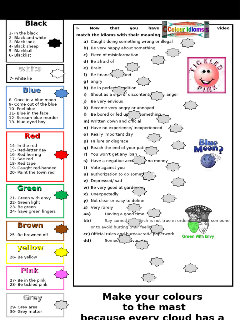 Colour Idioms 64260 | PDF