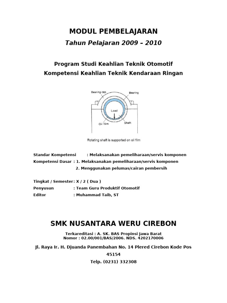 Modul Servis Komponen Pdf