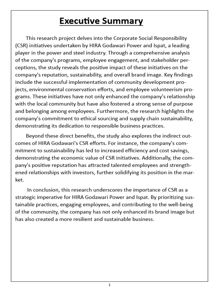 Hira Group - Godawari Power and Ispat, Siltara | PDF