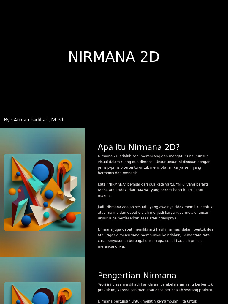 Nirmana-2D Arman Fadillah | PDF