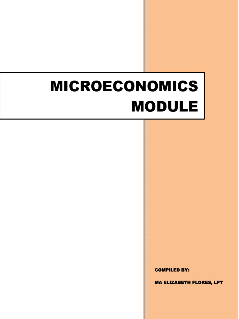 MICROECONOMICS | PDF