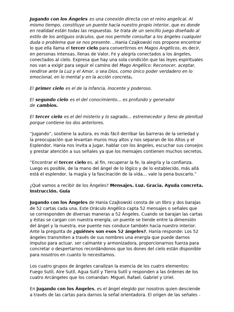 Jugando Con Los Ángeles | PDF