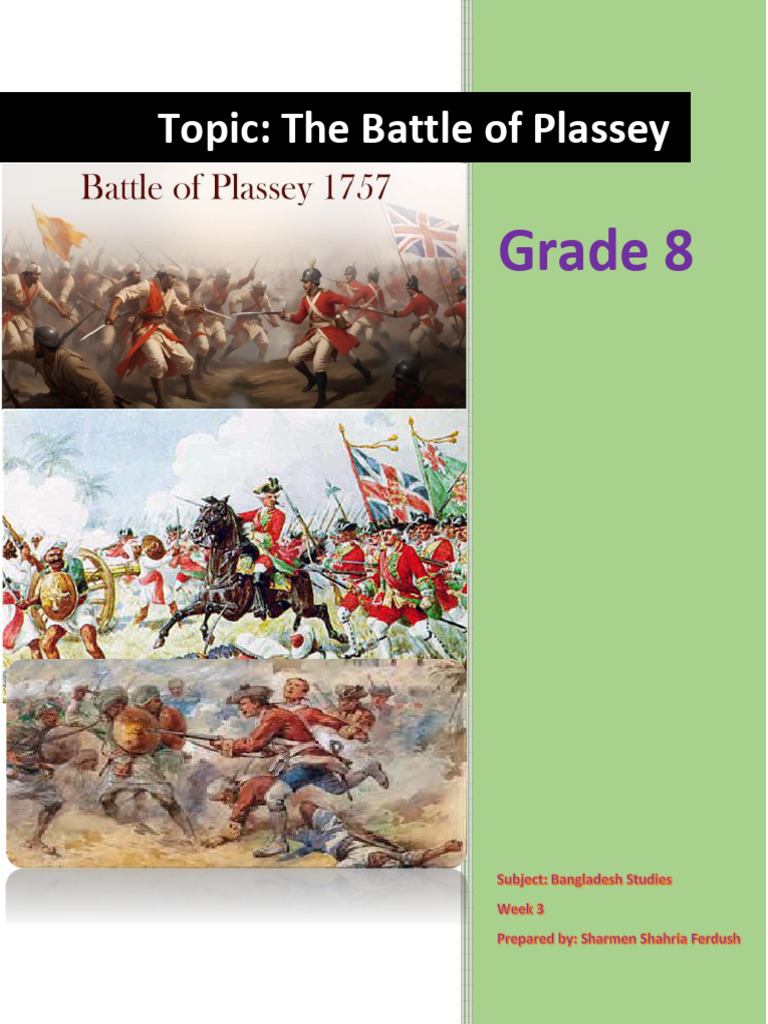 Class Notes-Week 3-The Battle of Plassey - Class Notes-Together | PDF ...