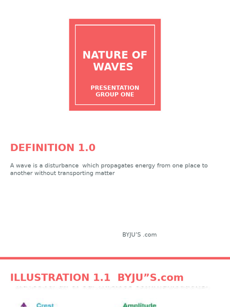 Nature of Waves-1 | PDF